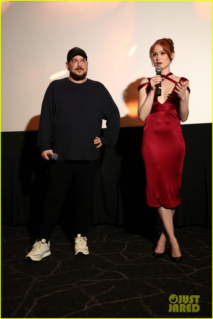 Madelaine Petsch Stuns in Strappy Crimson Dress at 'The Strangers ...