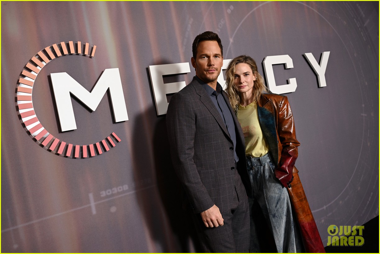 Chris Pratt & Rebecca Ferguson Step Out to Promote New Movie 'Mercy' in ...
