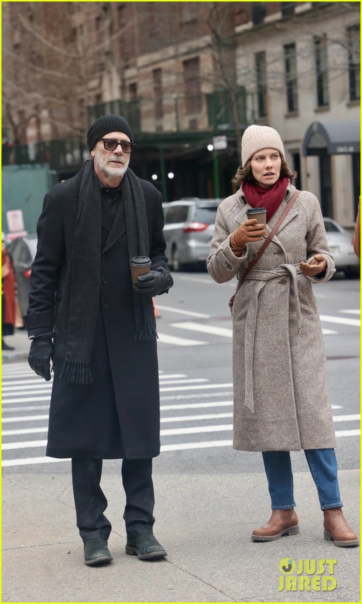 Jeffrey Dean Morgan & Lauren Cohan Take Over NYC While Filming 'Walking ...