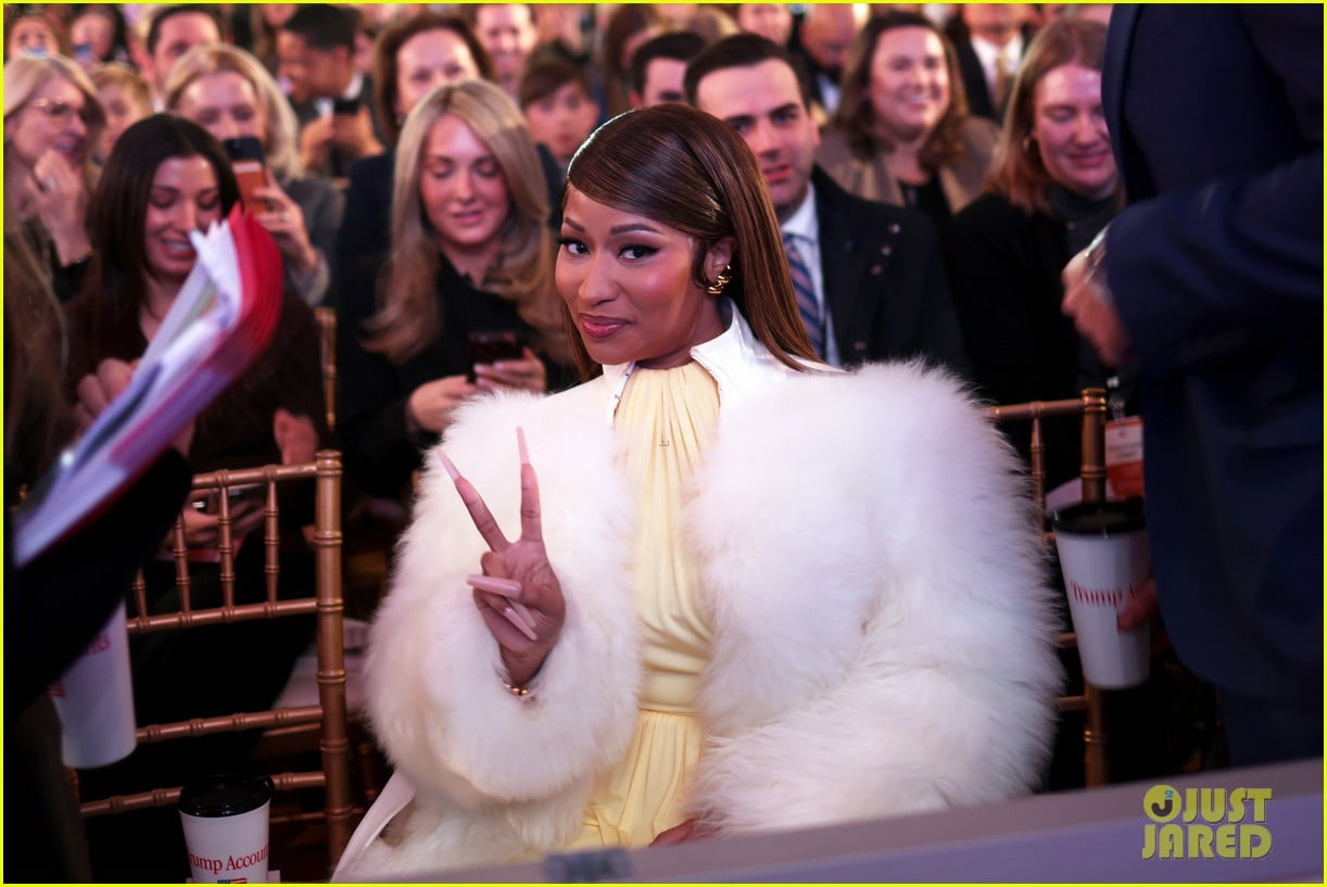 Nicki Minaj Holds Trump's Discolored Hand at Summit, Calls Herself His ...