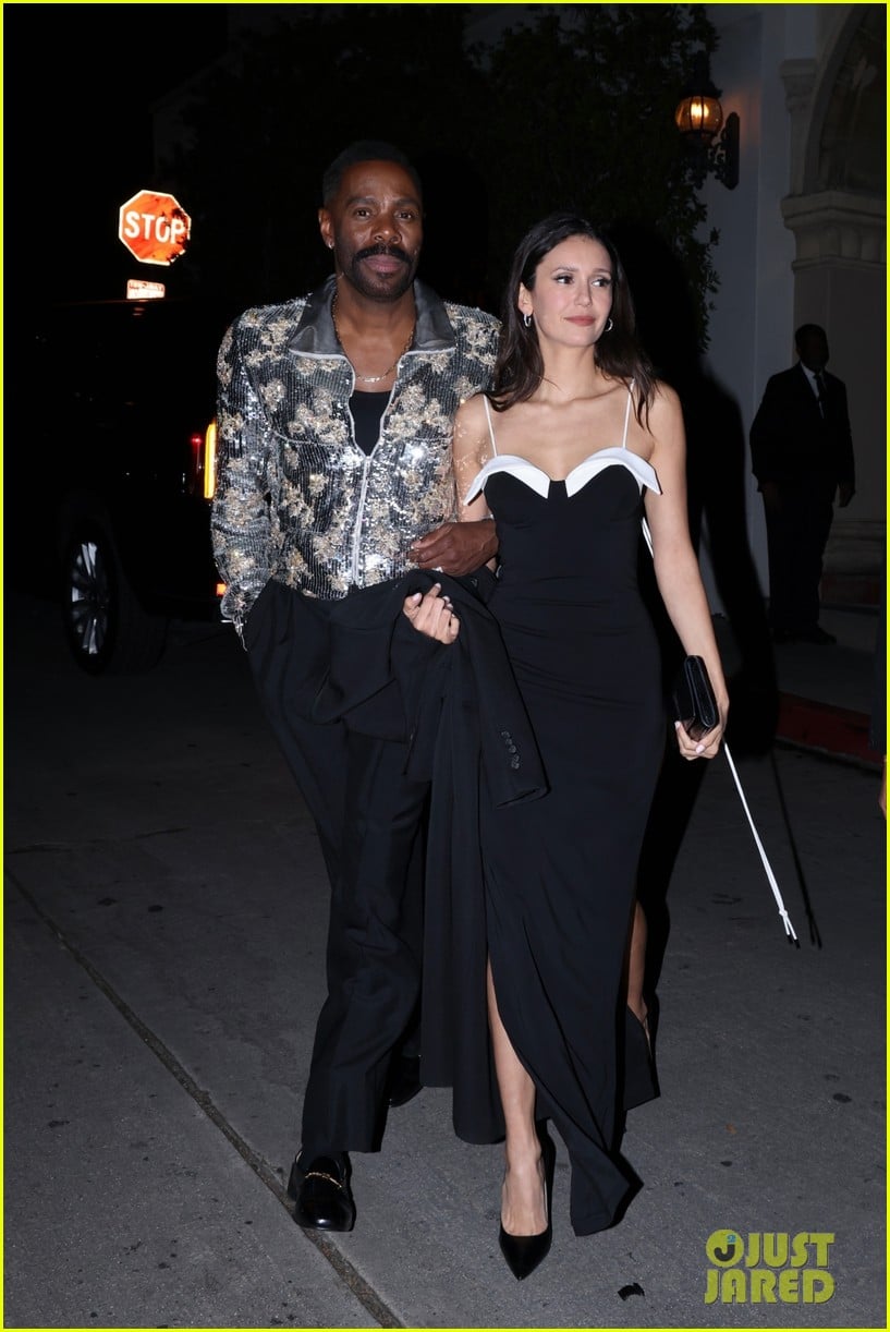 Nina Dobrev Links Up With Colman Domingo for Golden Globes After Party ...