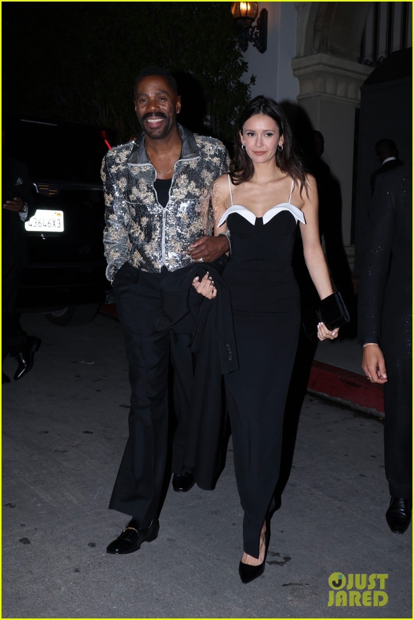 Nina Dobrev Links Up With Colman Domingo for Golden Globes After Party ...