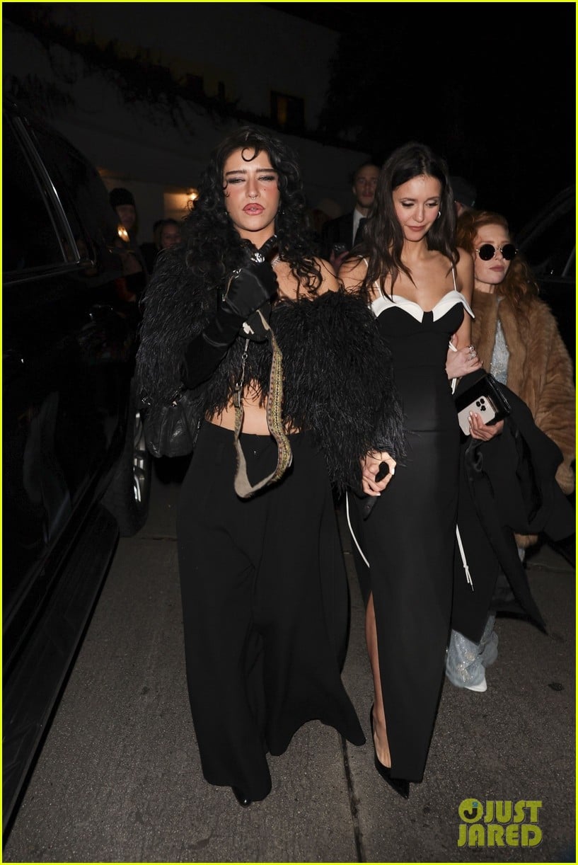 Nina Dobrev Links Up With Colman Domingo for Golden Globes After Party ...