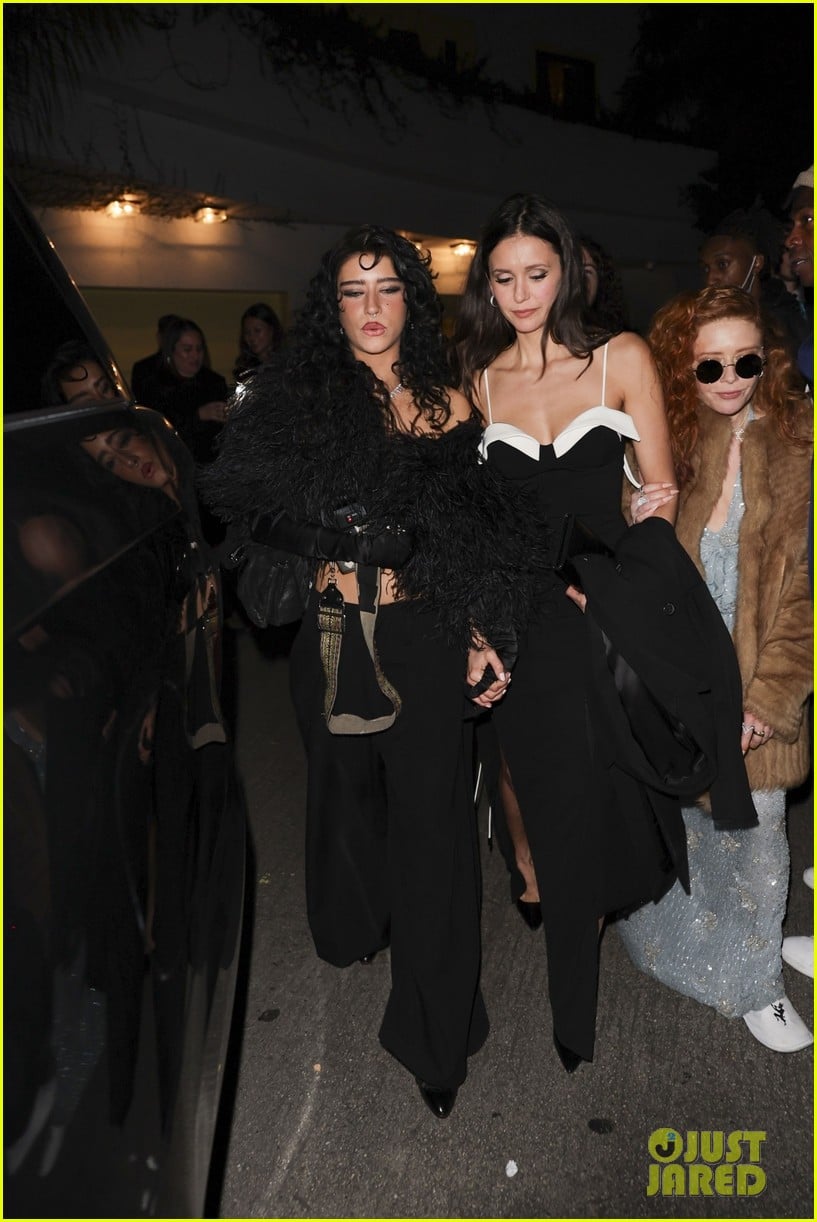 Nina Dobrev Links Up With Colman Domingo for Golden Globes After Party ...