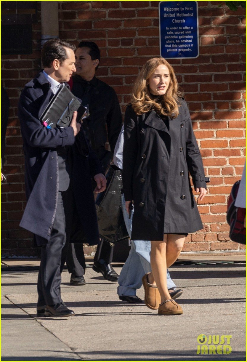 Rachel Brosnahan & Matthew Rhys Film 'Presumed Innocent' Season 2 in L ...