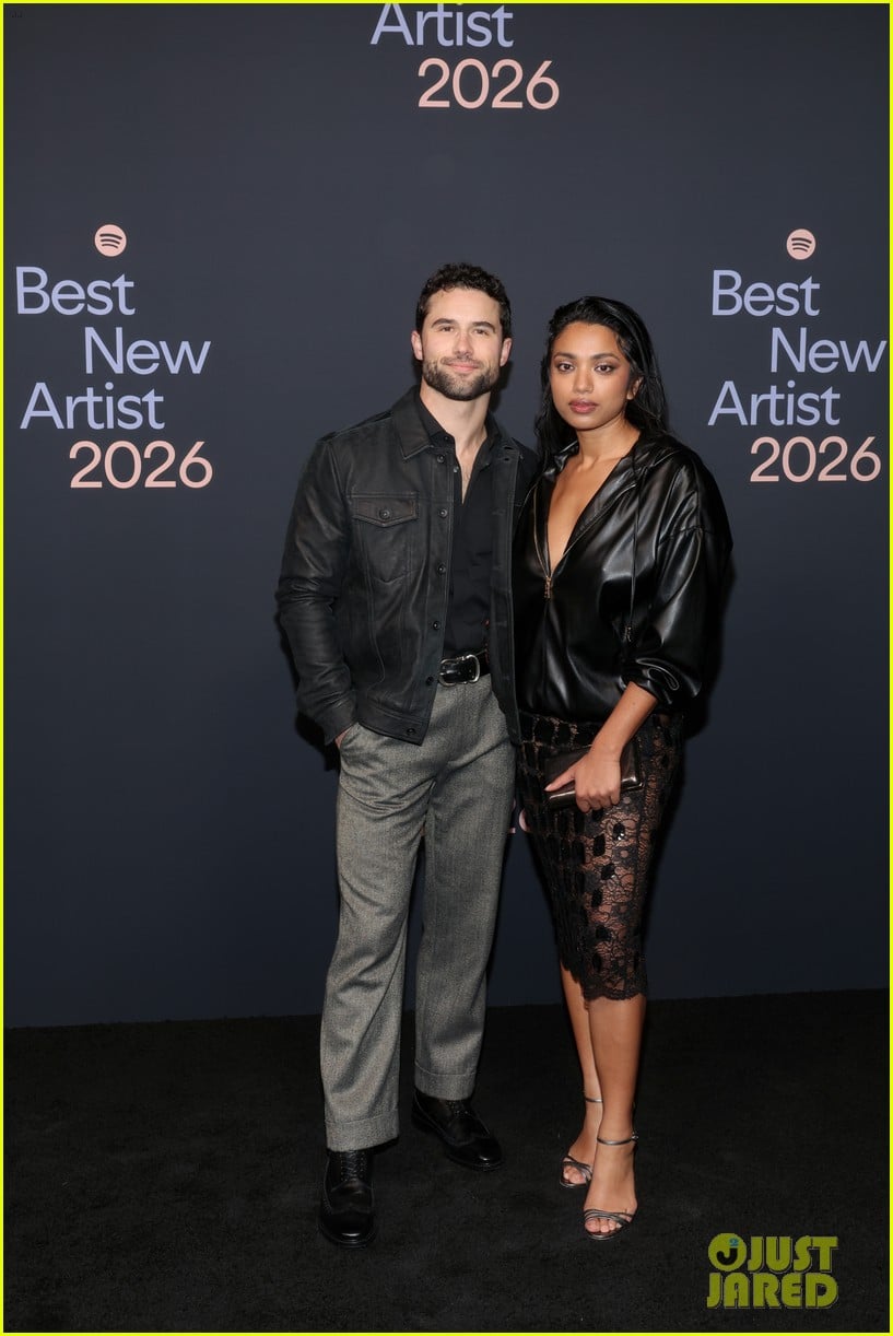 Heated Rivalry's Robbie G.K. & Nadine Bhabha Kick Off Grammys Weekend ...