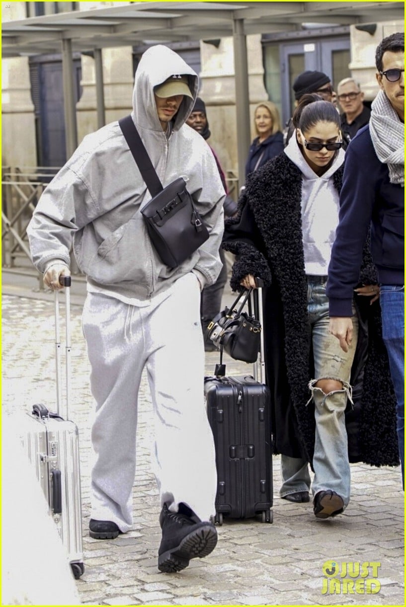 Romeo Beckham & Girlfriend Kim Turnbull Arrive in Paris for Fashion ...