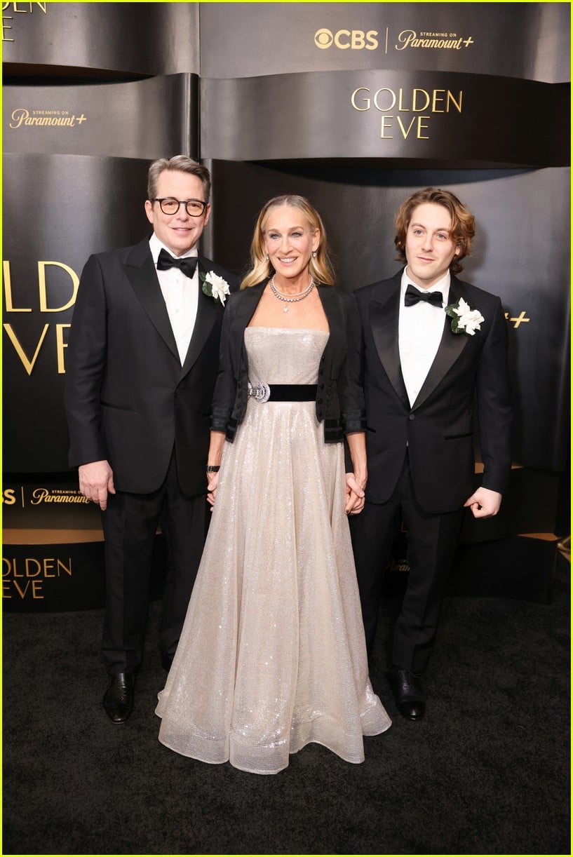 Sarah Jessica Parker Gets Family Support at Golden Globes 2026 Event ...