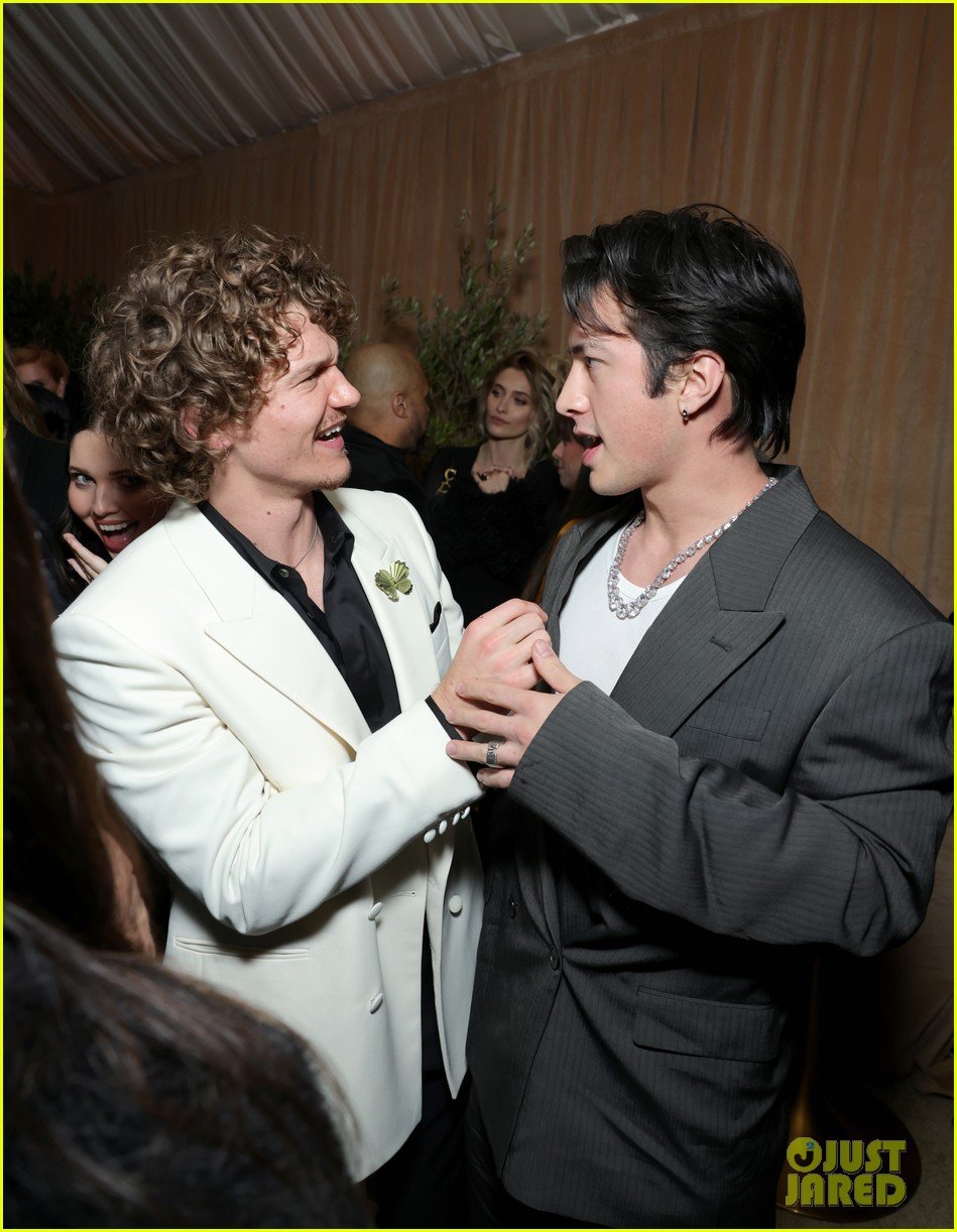 Heated Rivalry's Connor Storrie & Hudson Williams Attend 2 Pre-Golden ...