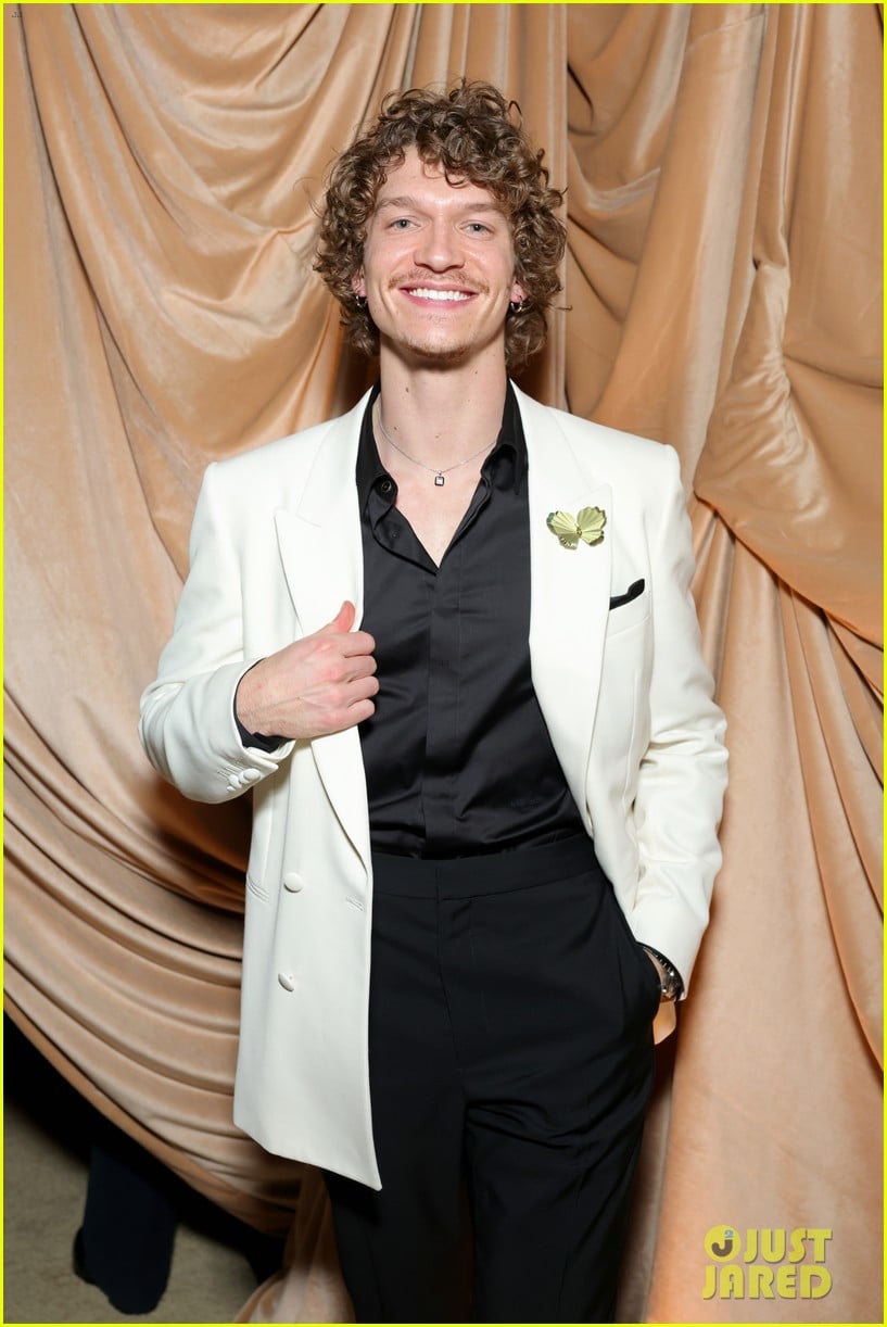 Heated Rivalry's Connor Storrie & Hudson Williams Attend 2 Pre-Golden ...