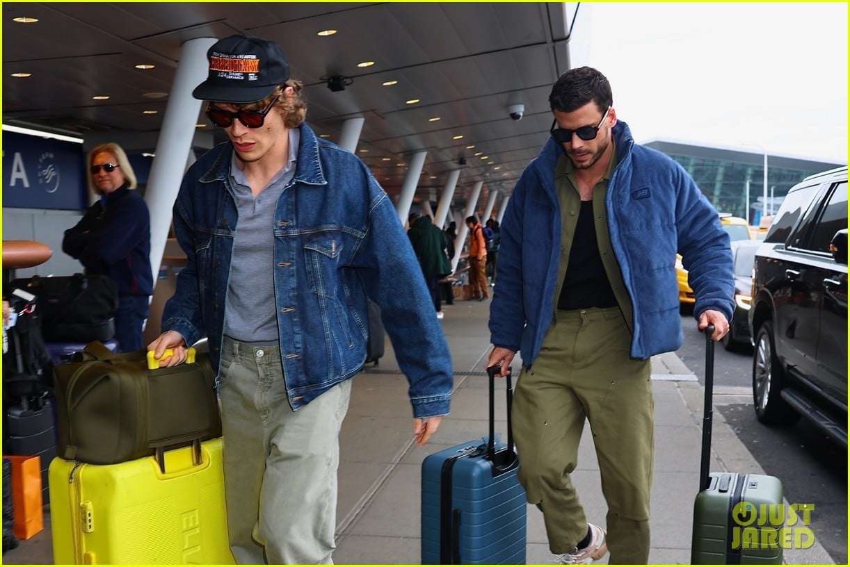 Connor Storrie & François Arnaud Catch Flight Out of NYC Together After ...