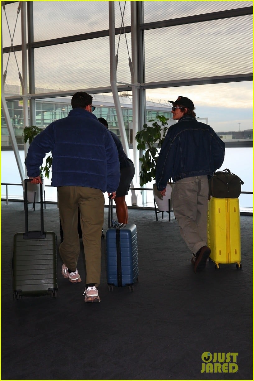 Connor Storrie & François Arnaud Catch Flight Out of NYC Together After ...