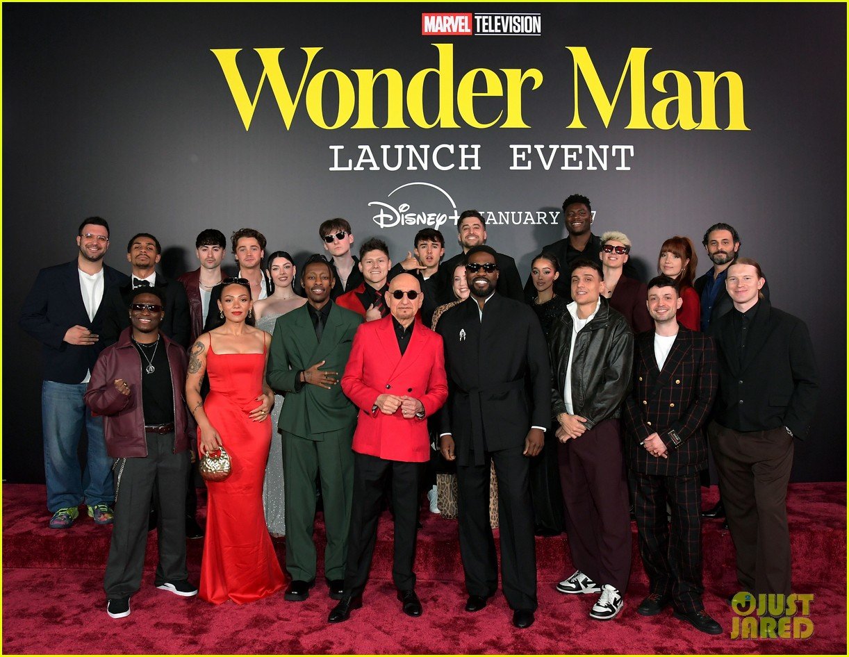 Marvel Premieres New Series 'Wonder Man' in Hollywood with Stars Yahya ...