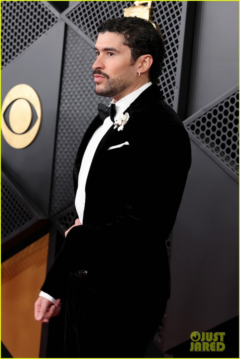 Bad Bunny's Grammys 2026 Suit Has a Full Corset Detail Up the Back ...