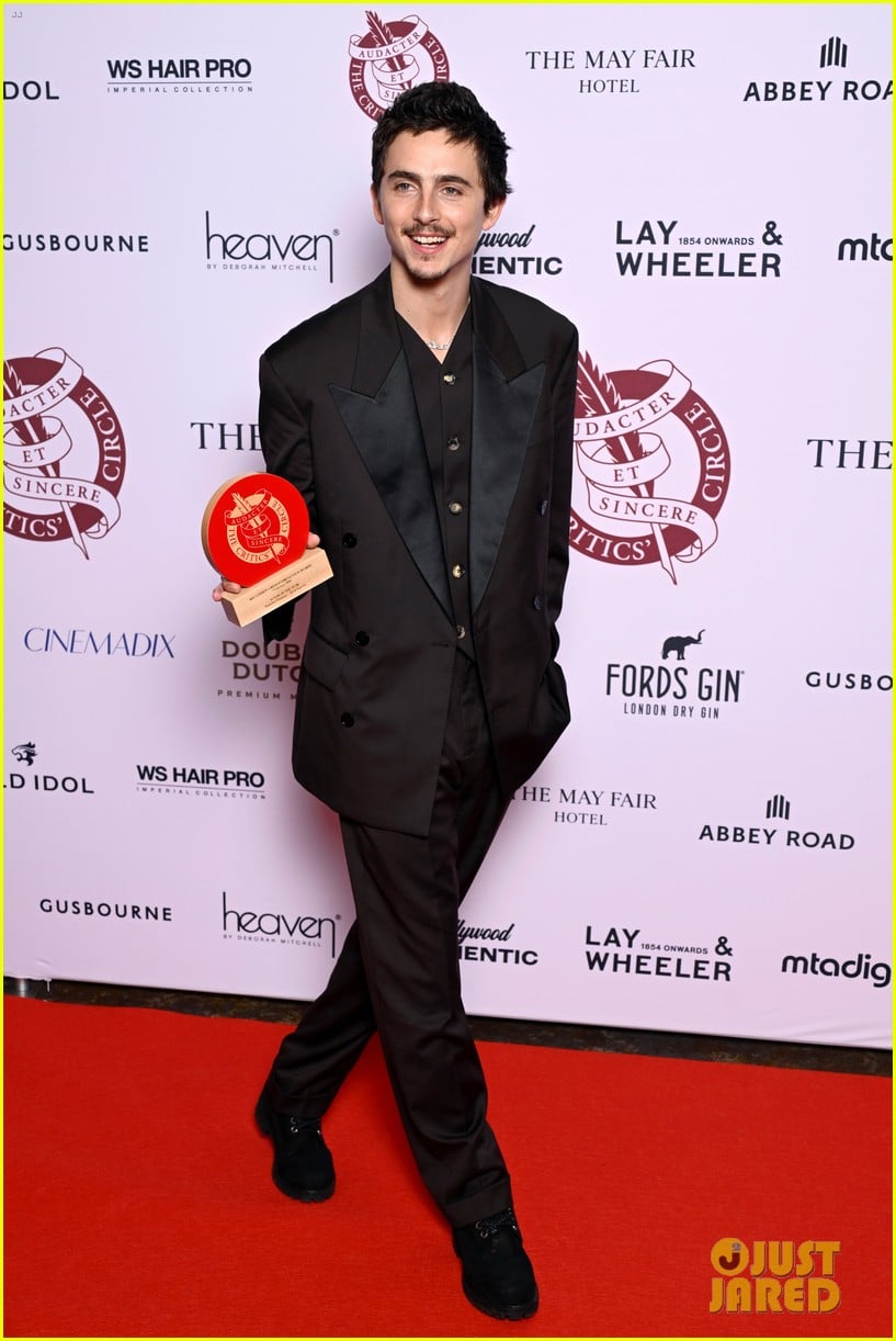 Timothee Chalamet & Jessie Buckley Win Big at London Critics' Circle ...