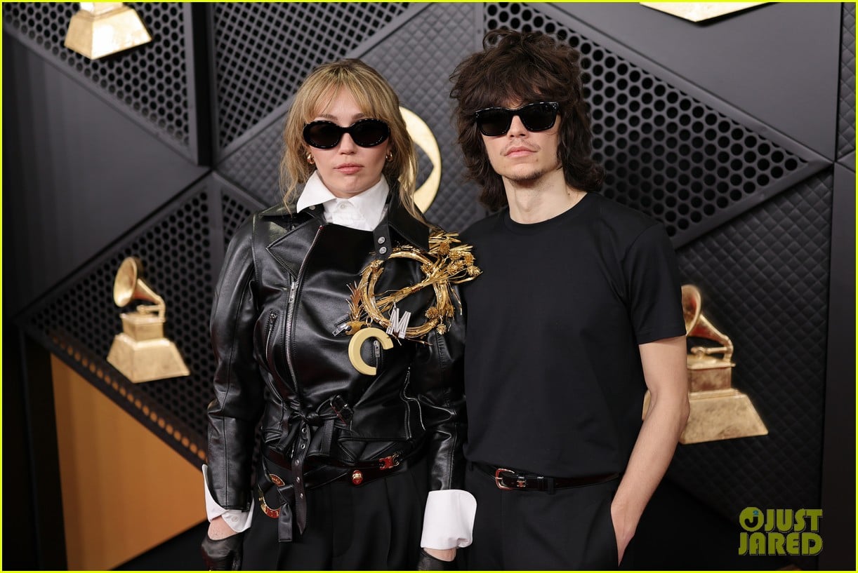 Miley Cyrus Gets Support from Fiance Maxx Morando at Grammys 2026 ...