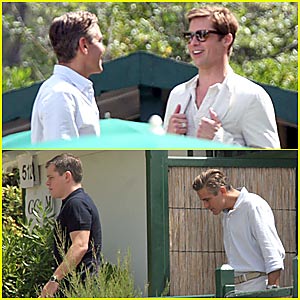 Ocean’s 13 Cast @ Cannes | Brad Pitt, Don Cheadle, George Clooney, Matt ...