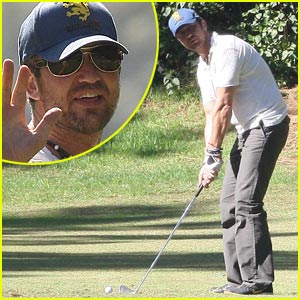 Gerard Butler Goes Golfing | Gerard Butler | Celebrity News and Gossip ...