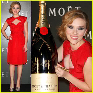 Scarlett Johansson is Moet Magnificent | Scarlett Johansson | Celebrity ...