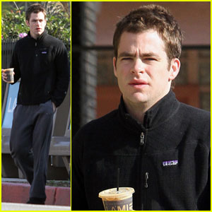 Chris Pine Needs His Coffee Fix | Chris Pine | Celebrity News and ...