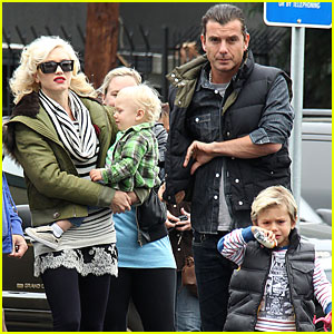 Gwen Stefani & Family: Let’s Do Lunch! | Celebrity Babies, Gavin ...