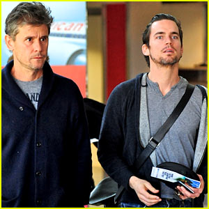 Matt Bomer: LAX Check In With Partner Simon Halls! | Matt Bomer ...