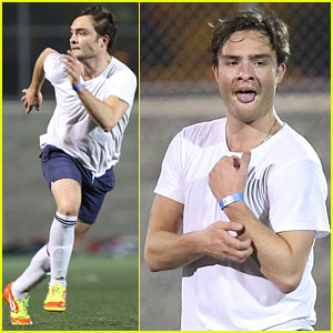 Ed Westwick: Soccer Stud! | Ed Westwick | Celebrity News and Gossip ...