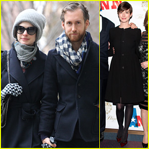 Anne Hathaway: ‘Ann’ Opening Night! | Adam Shulman, Anne Hathaway ...