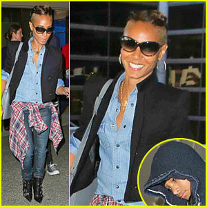 Jada Pinkett Smith Debuts New Buzz Hairdo! | Jada Pinkett Smith, Willow ...