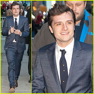 Josh Hutcherson Continues ‘Catching Fire’ Promo on ‘Letterman’! | Josh ...