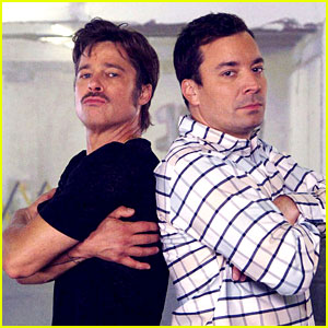 Brad Pitt Has a ‘Breakdance Conversation’ with Jimmy Fallon – Watch the ...