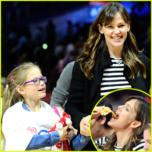 Jennifer Garner & Daughter Violet Watch the Clippers Courtside! | Ben ...