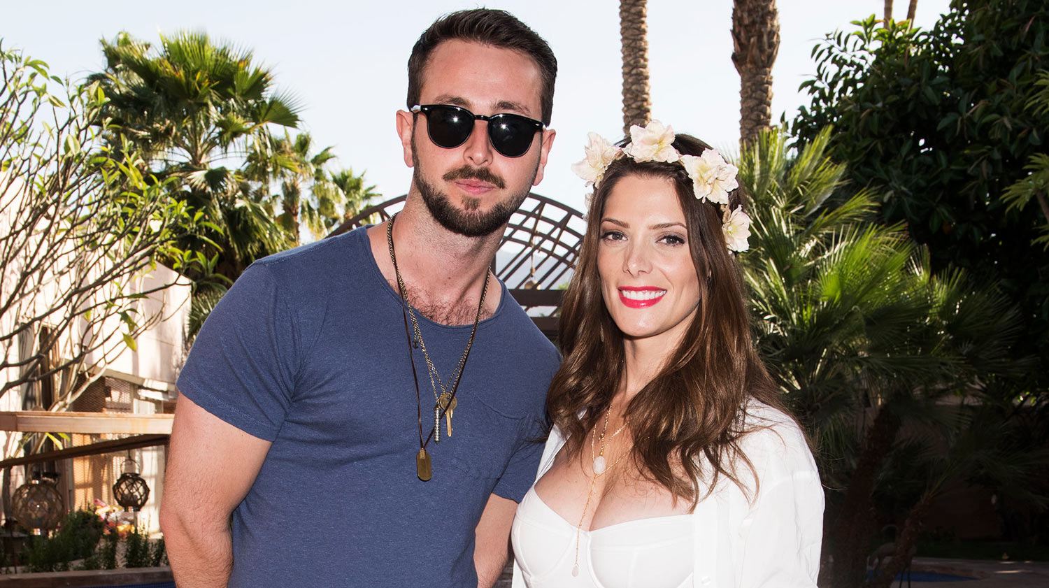 Ashley Greene & Paul Khoury Couple Up at Just Jared’s Festival Party ...