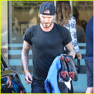 David Beckham Shows Off His Muscles For SoulCycle | David Beckham ...