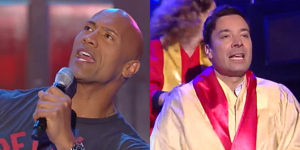Dwayne ‘The Rock’ Johnson vs Jimmy Fallon on ‘Lip Sync Battle’ – Watch ...