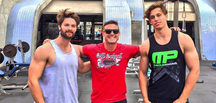 Patrick Schwarzenegger Takes a Trip to Muscle Beach | Maria Shriver ...