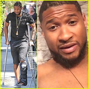 Usher Is Shirtless & Bored After His Foot Surgery | Shirtless, Usher ...