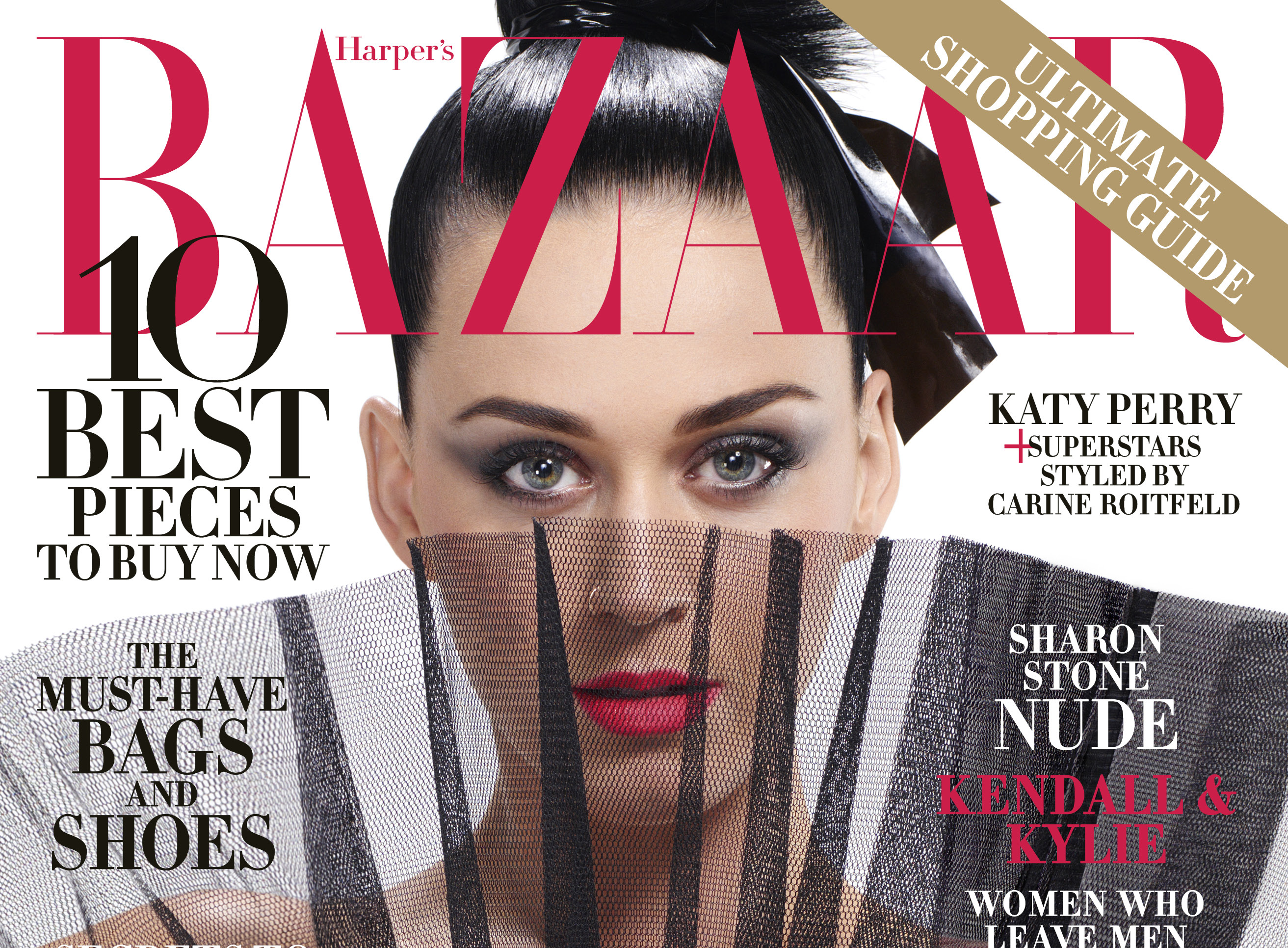 Katy Perry Covers ‘Harper’s Bazaar’ September 2015 as Carine Roitfeld’s ...