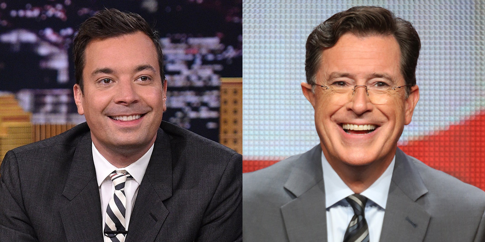 Jimmy Fallon Wishes Stephen Colbert Good Luck on ‘Late Show’ Debut ...