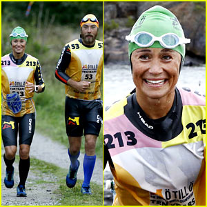 Pippa Middleton Completes a 50-Mile Swim-Run Race! | James Matthews ...