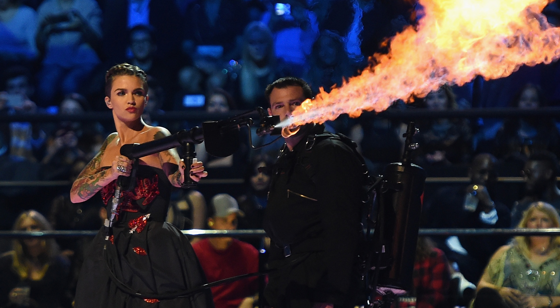 Ruby Rose Changes Up Her Look Multiple Times at the MTV EMAs 2015 ...