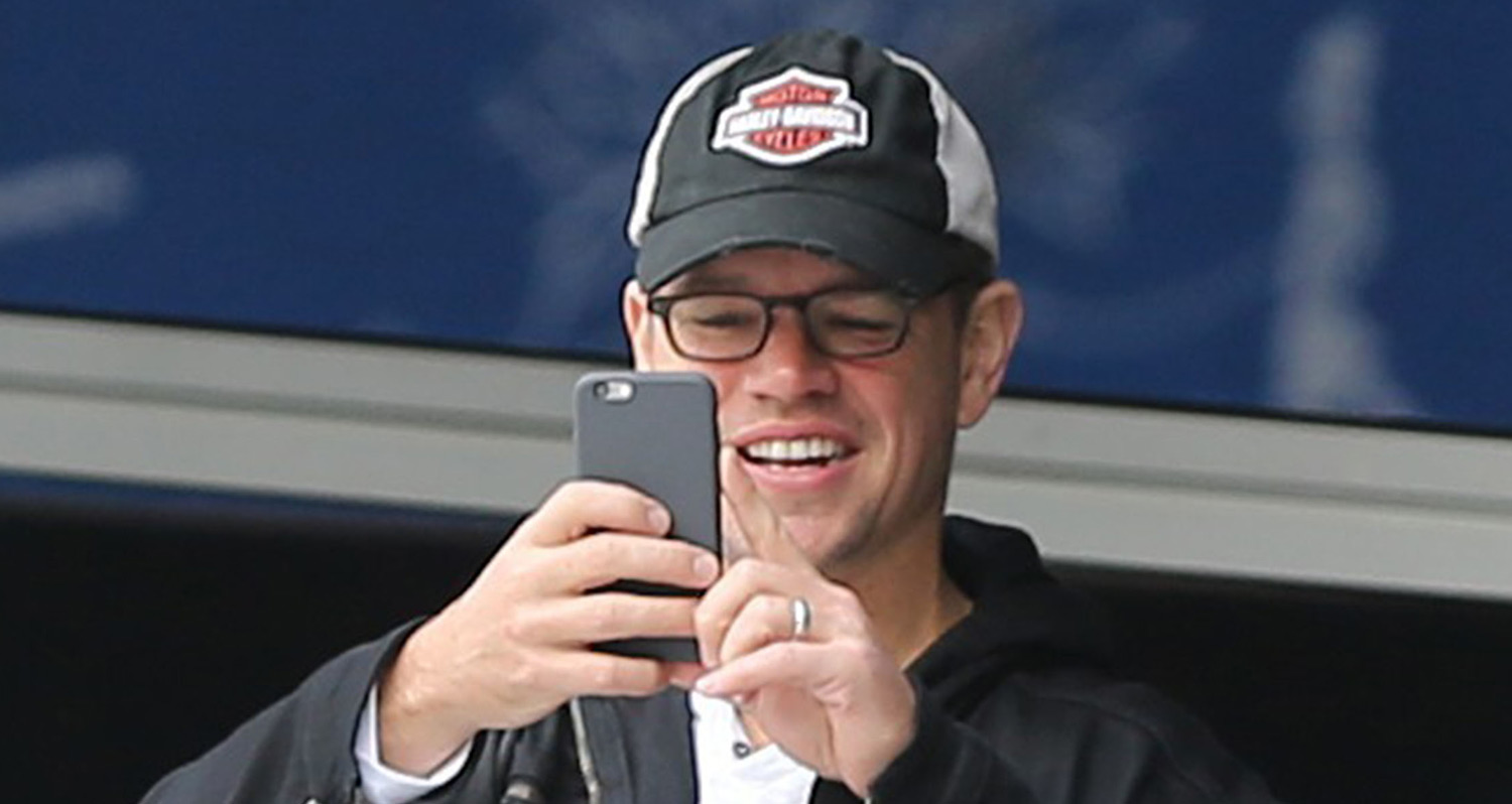 Matt Damon Is a Proud Dad at the Ice Skating Rink | Matt Damon ...