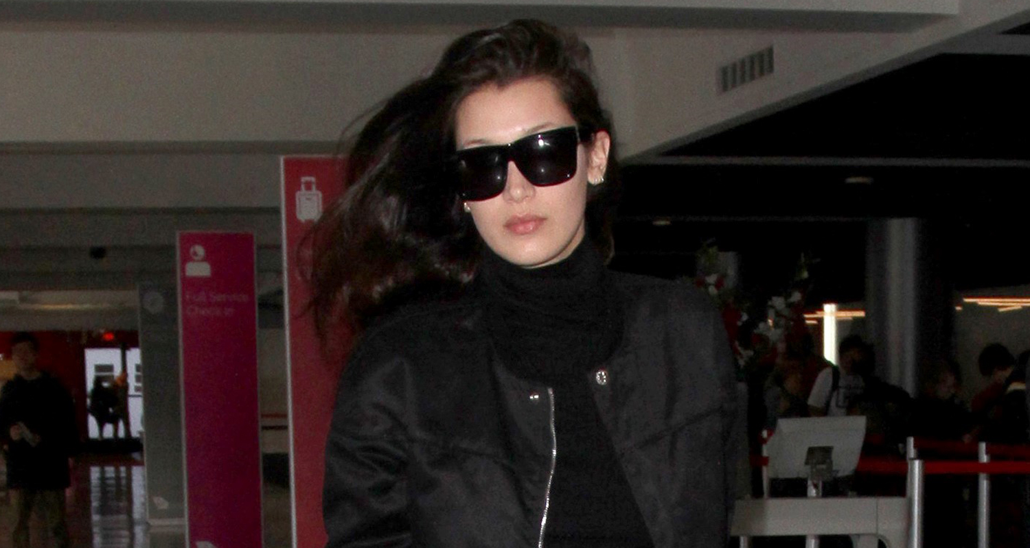 Bella Hadid is Ice Cold Jetting Into New York City | Bella Hadid | Just ...
