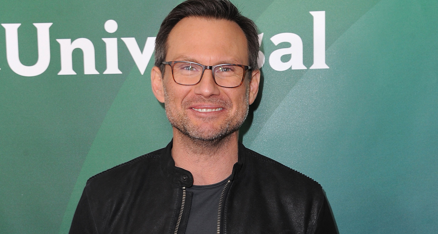 Christian Slater Got A Big Smooch From Harrison Ford After Golden ...
