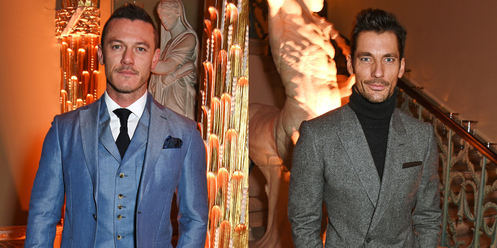 Luke Evans & David Gandy Kick Off London Collections: Men | David Gandy ...