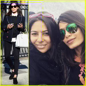 Freida Pinto Jets Off to Snowy Paradise for Fun Weekend | Freida Pinto ...
