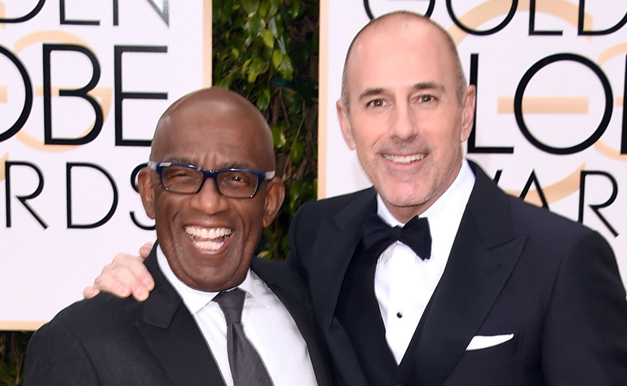Matt Lauer & Al Roker Suit Up for Golden Globes 2016 | 2016 Golden ...