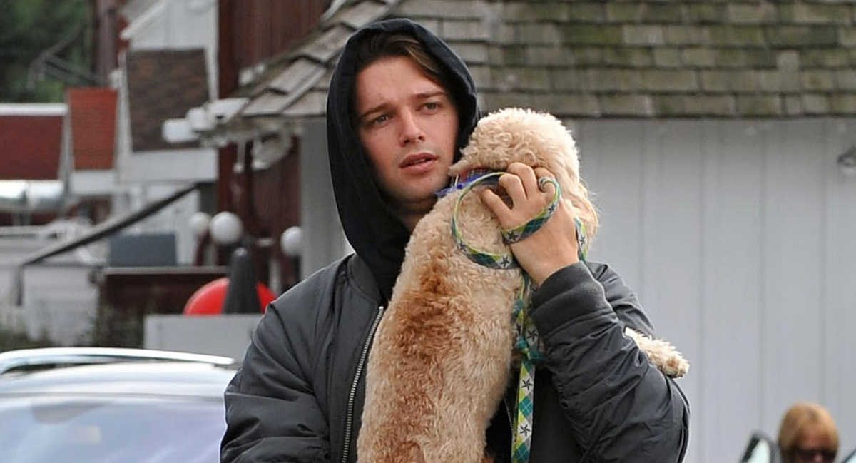 Patrick Schwarzenegger Gives His Dog a Lift to Lunch | Celebrity Pets ...
