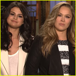Ronda Rousey & Selena Gomez Show Off Their Girl Power in ‘SNL’ Promos ...