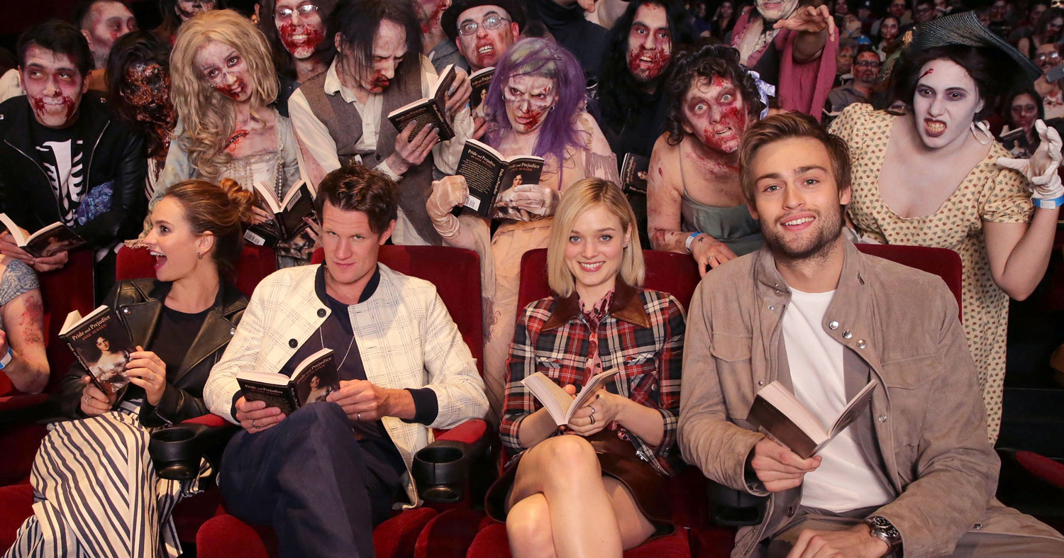 ‘Pride & Prejudice & Zombies’ Cast Helps Break a Zombie Record at ...